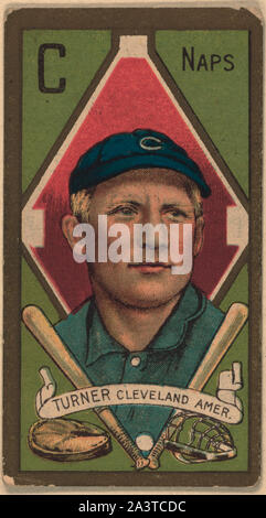 Terence Turner, Cleveland Naps, baseball card portrait Stock Photo - Alamy