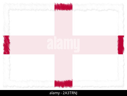 Border made with England national flag. Template elements for your ...