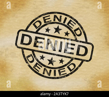 Reject or rejected stamp means refused entry or denied application ...