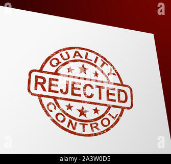 Reject or rejected stamp means refused entry or denied application ...
