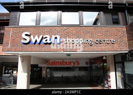 sainsburys in the swan shopping centre in leatherhead surrey Stock ...