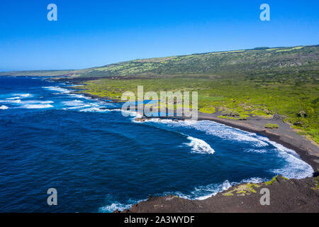 Ke'eku Heiau, Kawa Bay, Kau, The Big Island of Hawaii Stock Photo - Alamy
