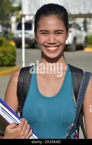 A Pretty Filipina Female Student Portrait Stock Photo - Alamy