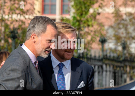 King Willem Alexander And King Felipe Saying Goodby After At The ...