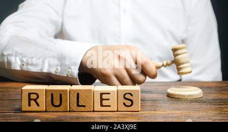 The man makes the rules. Setting clear rule and restrictions ...