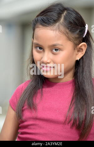 A Happy Cute Filipina Girl Preteen Stock Photo - Alamy