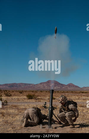 U.S. Marine forward observers with 1st Air Naval Gunfire Liaison ...