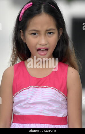 A Stressful Female Tween Stock Photo - Alamy