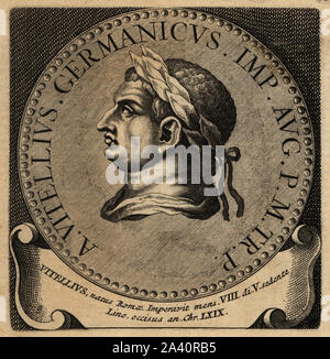 Aulus Vitellius Portrait - Roman Emperor Stock Photo - Alamy