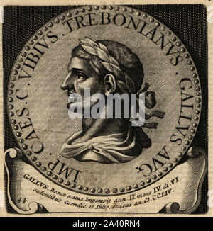 Trebonianus Gallus, Roman Emperor Stock Photo - Alamy