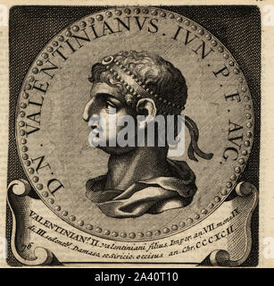 Valentinian II., Roman Emperor Stock Photo - Alamy