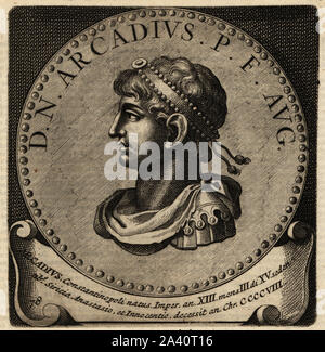 Arcadius (377-408). Eastern Roman Emperor from 395 to 408. Arcadius ...