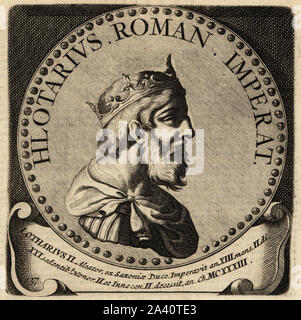 Portrait of Lothair I, King of Germany and Holy Roman Emperor ...