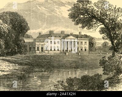 England Hampshire, Romsey, Broadlands, home of Mountbatten family Stock ...