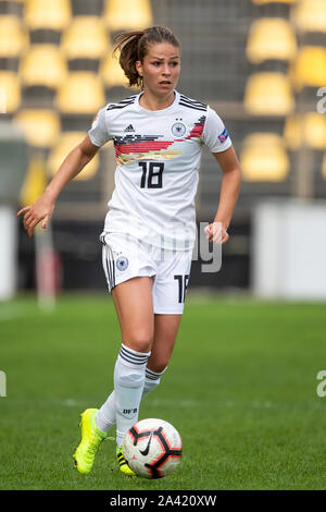 Thessaloniki, Greece October 08, 2019:Melanie Leupolz from Germany in ...