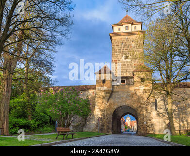 Galgentor (Gallows Gate) entrance to the Old Town of Rothenburg ob der ...