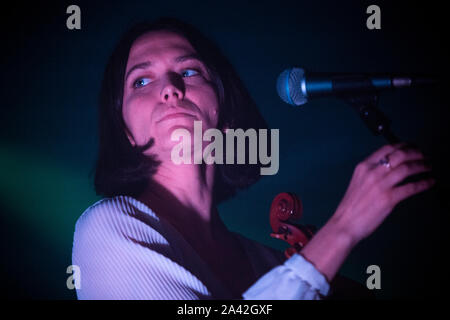 The pop music singer and songwriter, Margaux Sauvé performs live on ...
