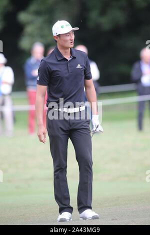 Haotong Li In action on the 1st hole the final 4th day The 153rd Open ...