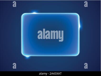 Abstract blue rectangle placeholder Stock Vector Image & Art - Alamy