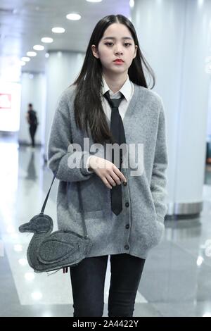 Taiwanese singer, musician and actress Ouyang Nana attends an activity ...