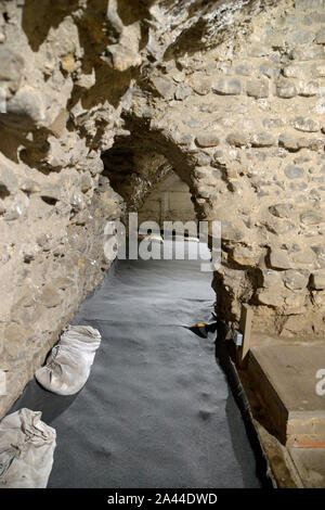 Colchester Castle Vaults, Colchester, Essex, England, UK Stock Photo ...