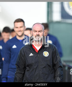 Scotland's head coach Steve Clarke reacts during the World Cup 2026 ...