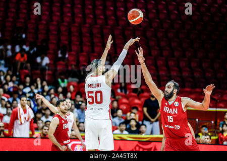 Iranian professional basketball player Hamed Haddadi of Nanjing Tongxi ...