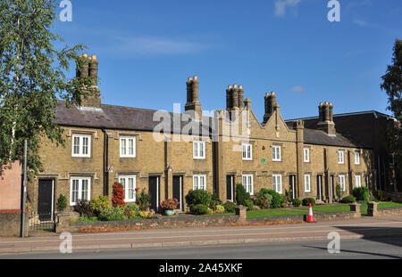 The St Johns Almshouses, George Street, Huntingdon town, Cambridgeshire ...