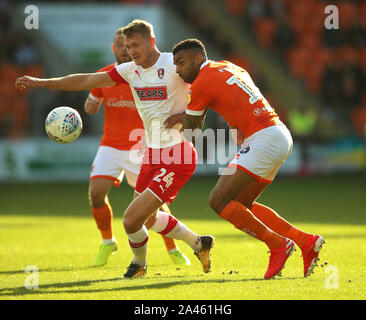 James Husband of Blackpool during the Sky Bet League 1 match Blackpool ...