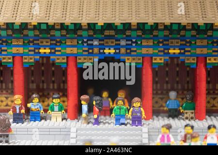 The Lego toy model of the Forbidden City, also known as the Imperial ...