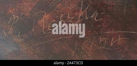 Firma de Pedro Reszka Moreau en 1924 refers to a signature of Pedro ...