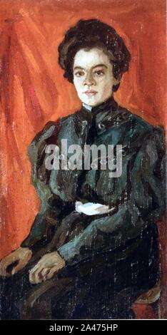 Female Portrait (Rozanova, 1907 Stock Photo - Alamy