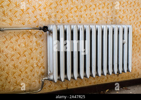 60s Radiator in the living room Stock Photo - Alamy