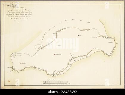 Kaart van het eiland Wieringen Stock Photo - Alamy