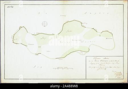 Kaart van het eiland Wieringen Stock Photo - Alamy