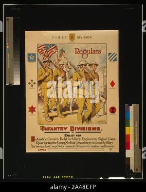 First division, regulars - Infantry divisions - Enlist for i Stock ...