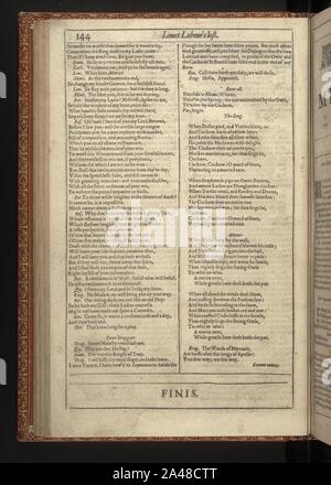 First Folio, Shakespeare - 0162 Stock Photo - Alamy