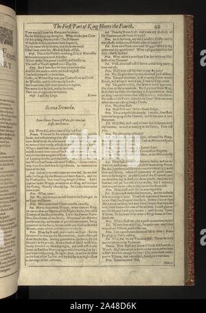 First Folio, Shakespeare - 0368 Stock Photo - Alamy