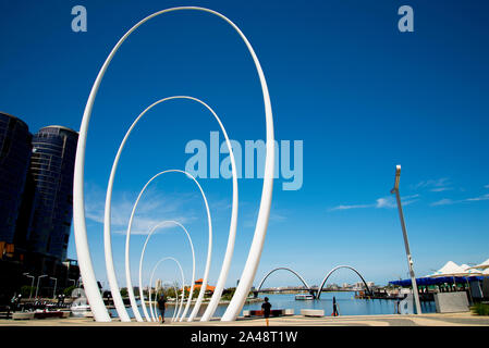 Spanda Public Statue - Perth - Australia Stock Photo - Alamy