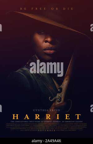 Harriet (2019) directed by Kasi Lemmons and starring Cynthia Erivo as Harriet Tubman who escaped ...