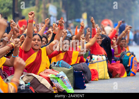 BHUBANESWAR, INDIA, JANUARY 11, 2019 : Portrait of a Women government ...