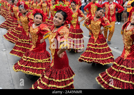Talisay City, Cebu, Philippines 13th October 2019.Participant dance ...