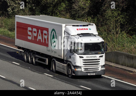 A Spar delivery truck Stock Photo - Alamy