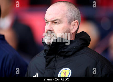 Scotland manager Steve Clarke ahead of the FIFA World Cup Group C match ...