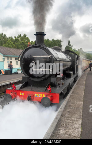 LNER Q6 0-8-0 No. 63395 steam locomotive at Pickering Station on the ...