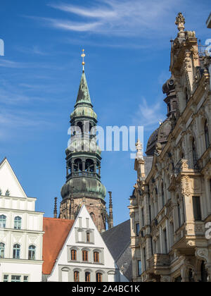 Panorama Skyline from Zwickau, Saxony Germany Stock Photo - Alamy