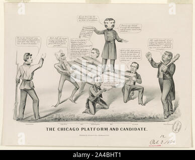 The Chicago platform and candidate Stock Photo - Alamy