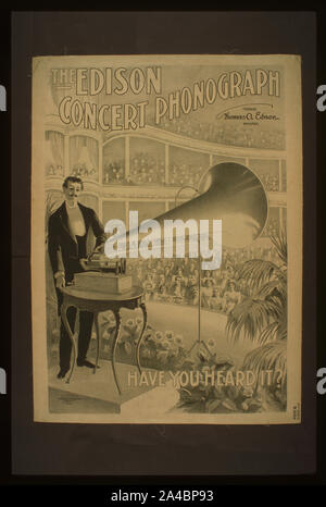 The Edison concert phonograph Have you heard it Stock Photo - Alamy