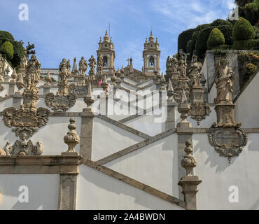 sanctuary of bom jesus do monte near braga,portugal Stock Photo - Alamy