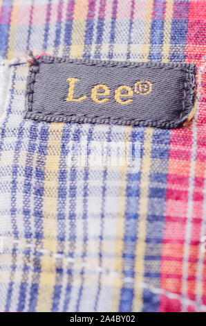 Closeup of Lee label on clothes Stock Photo - Alamy